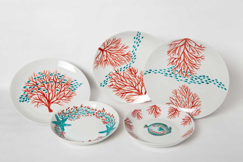 Colección Coral Plato Postre 1 - Munsuri