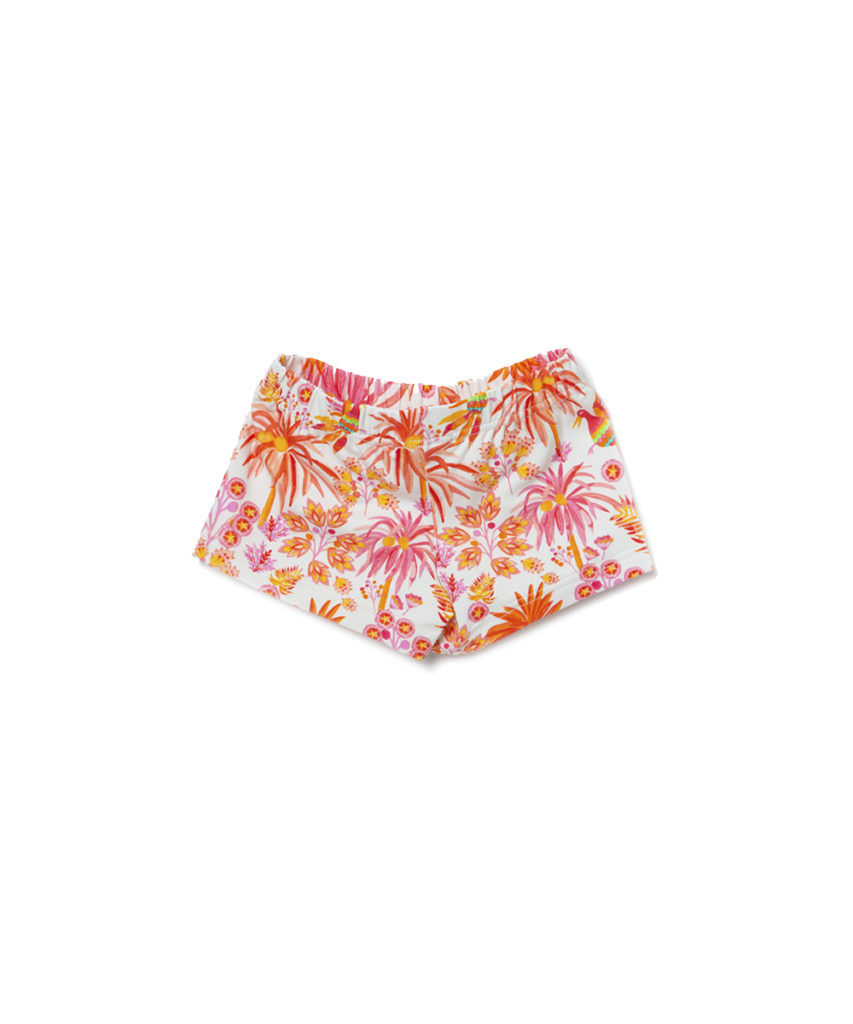 Boxer niño de licra coleccion coral de Munsuri Beachwear